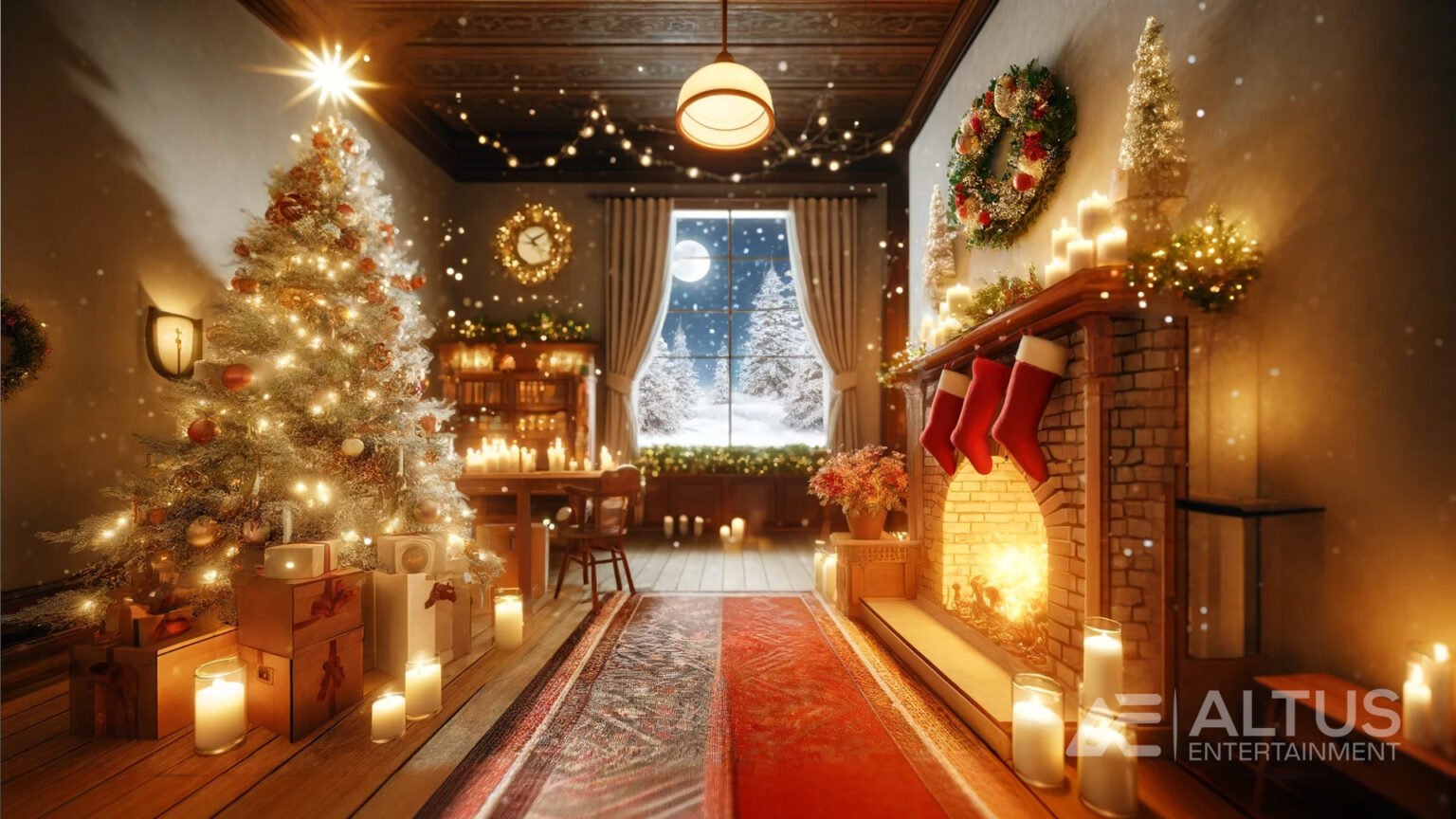 Unique Festive Zoom Backgrounds: Holiday and Christmas Options
